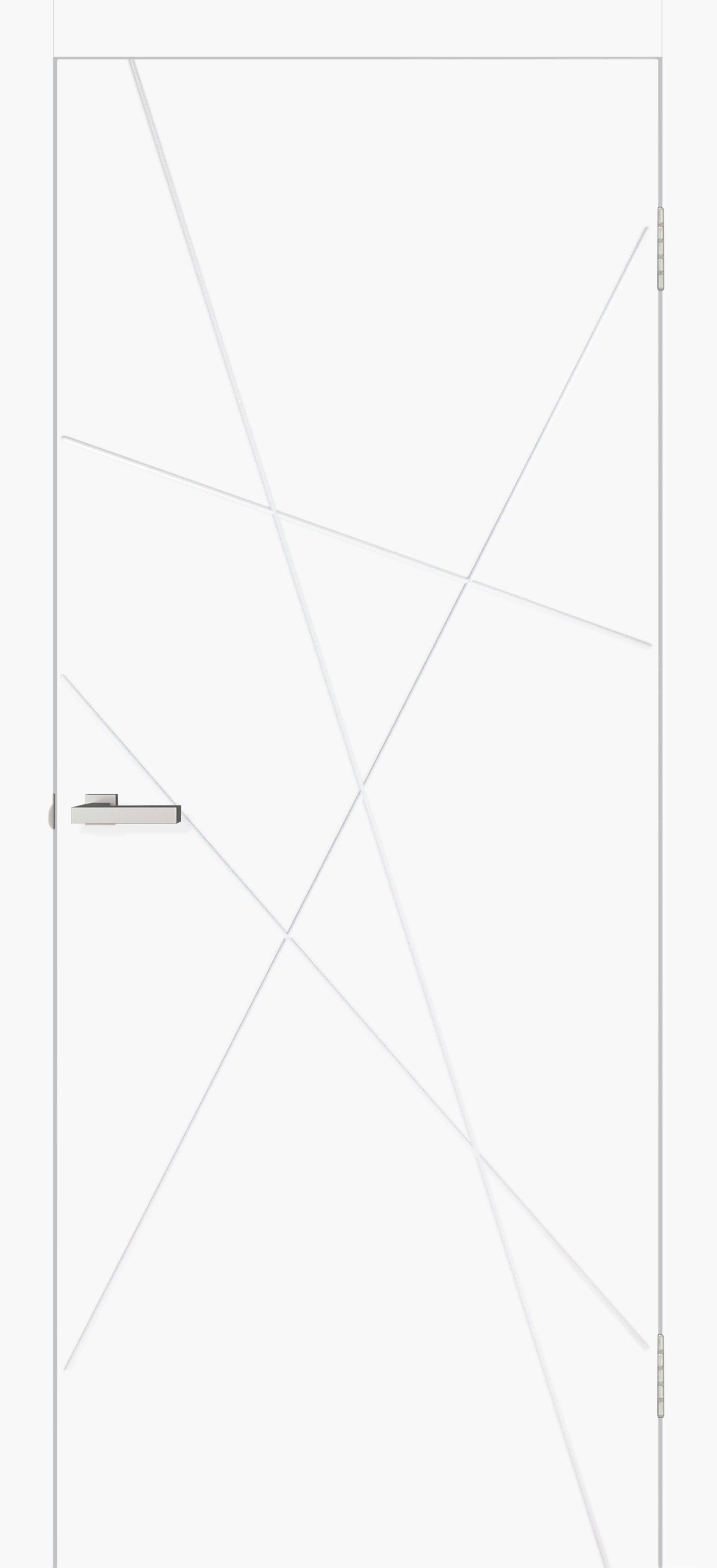 Interior doors Omis Geometry 01 white silk matt — buy in the Decorshop ...