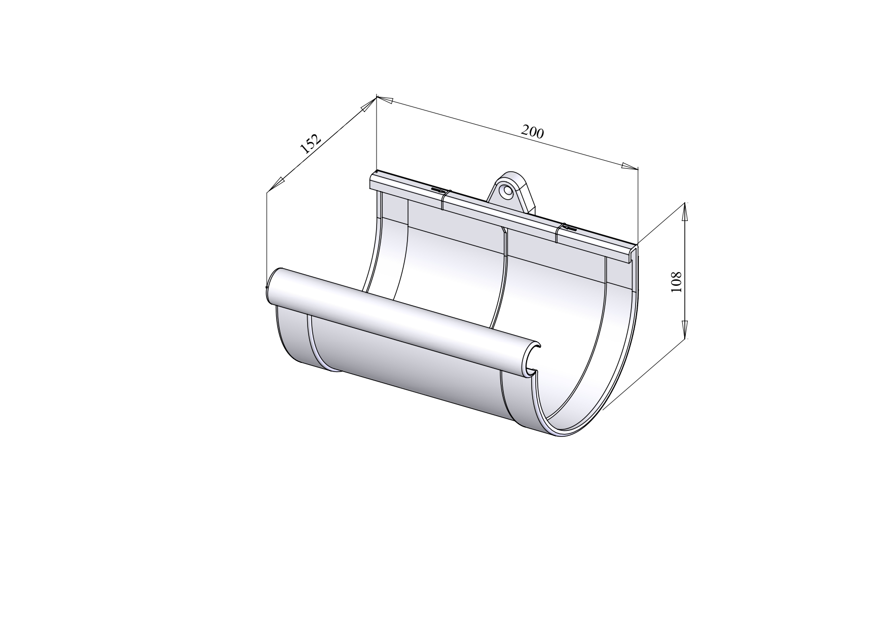 Graphite gutter coupling 130mm RainWay — buy in the Decorshop store ...
