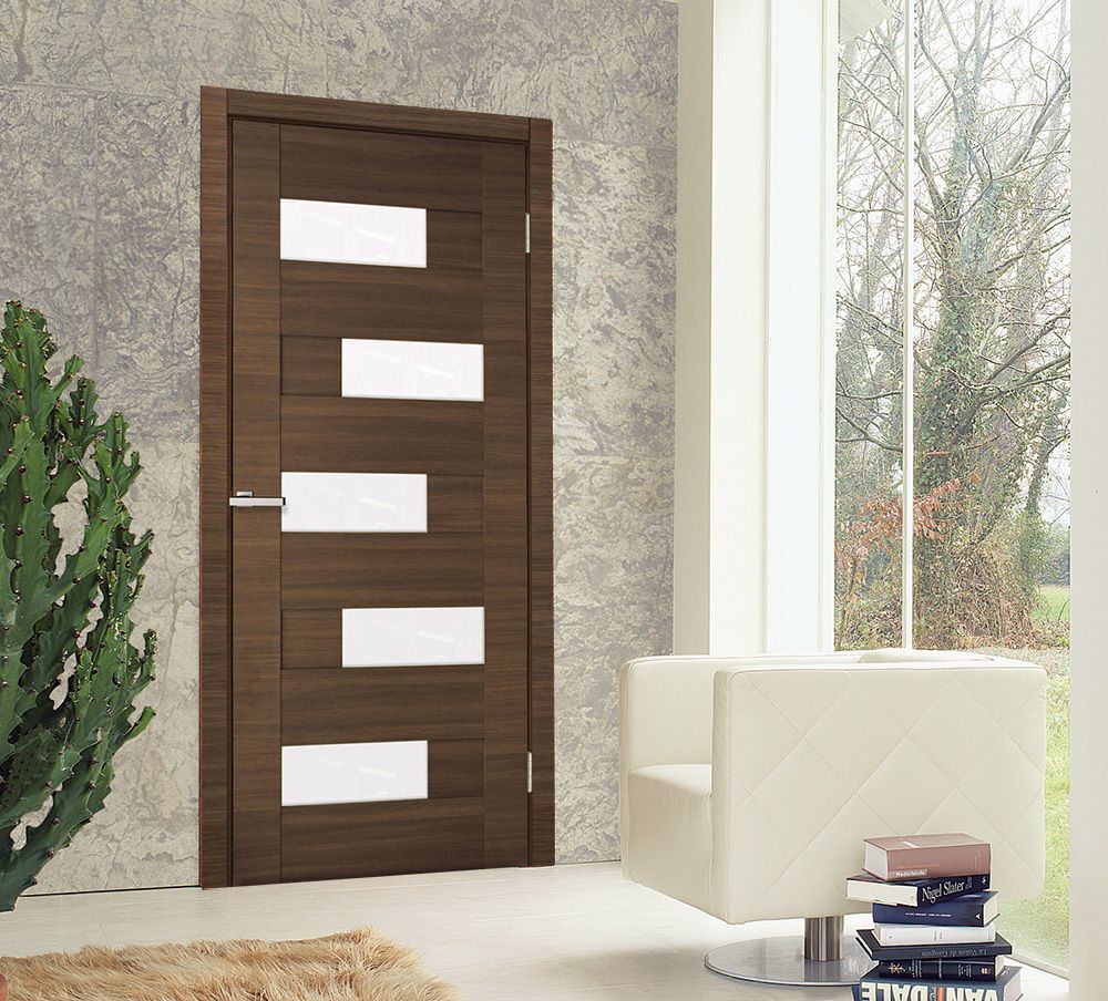 Interior doors Omis Domino PO oak amber line R — buy in the Decorshop ...