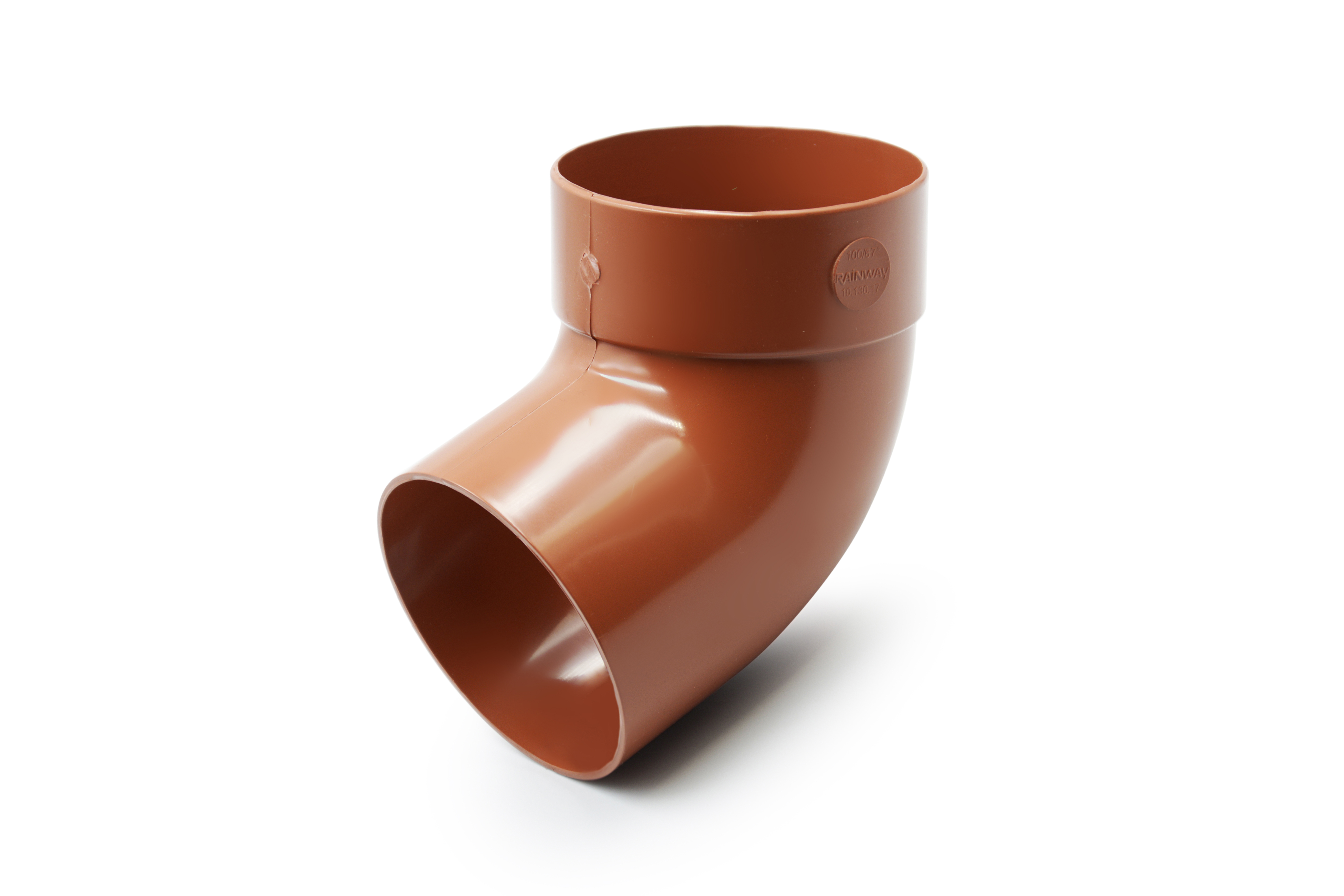 Single-joint pipe bend 67° brick 100mm RainWay — buy in the Decorshop ...