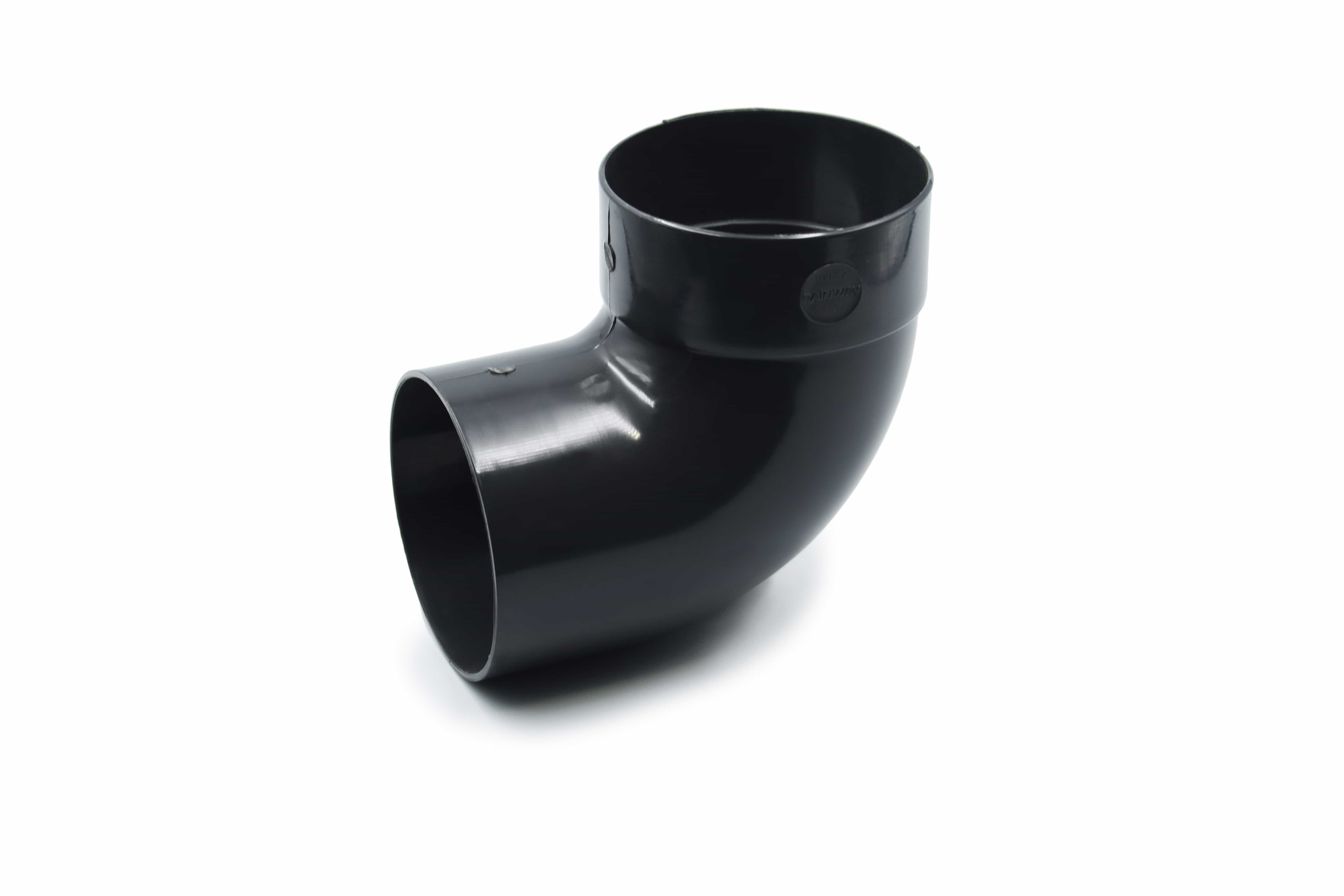 Single-joint pipe bend 87° graphite 100mm RainWay — buy in the ...