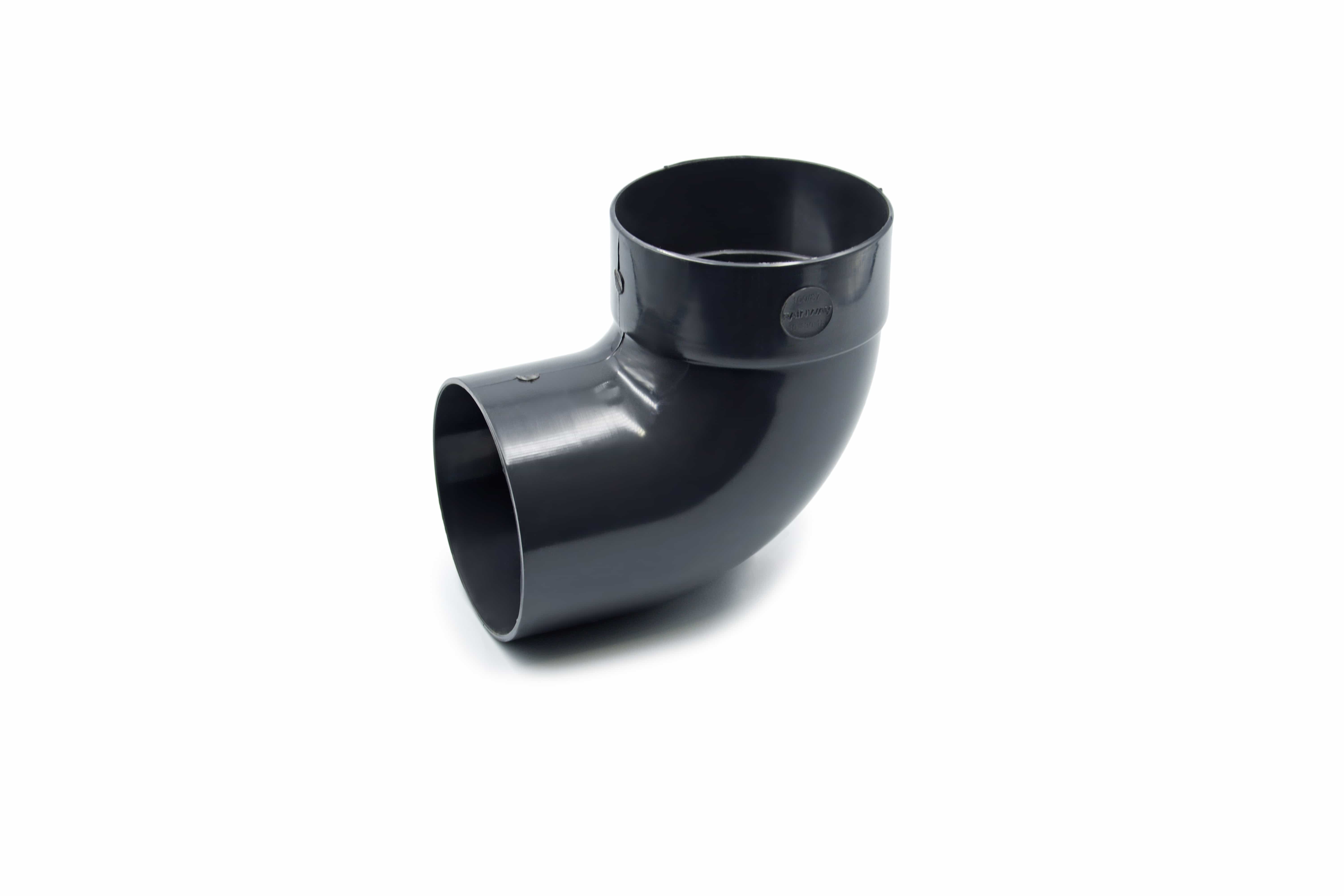 Single-joint pipe bend 87° graphite 75mm RainWay — buy in the Decorshop ...
