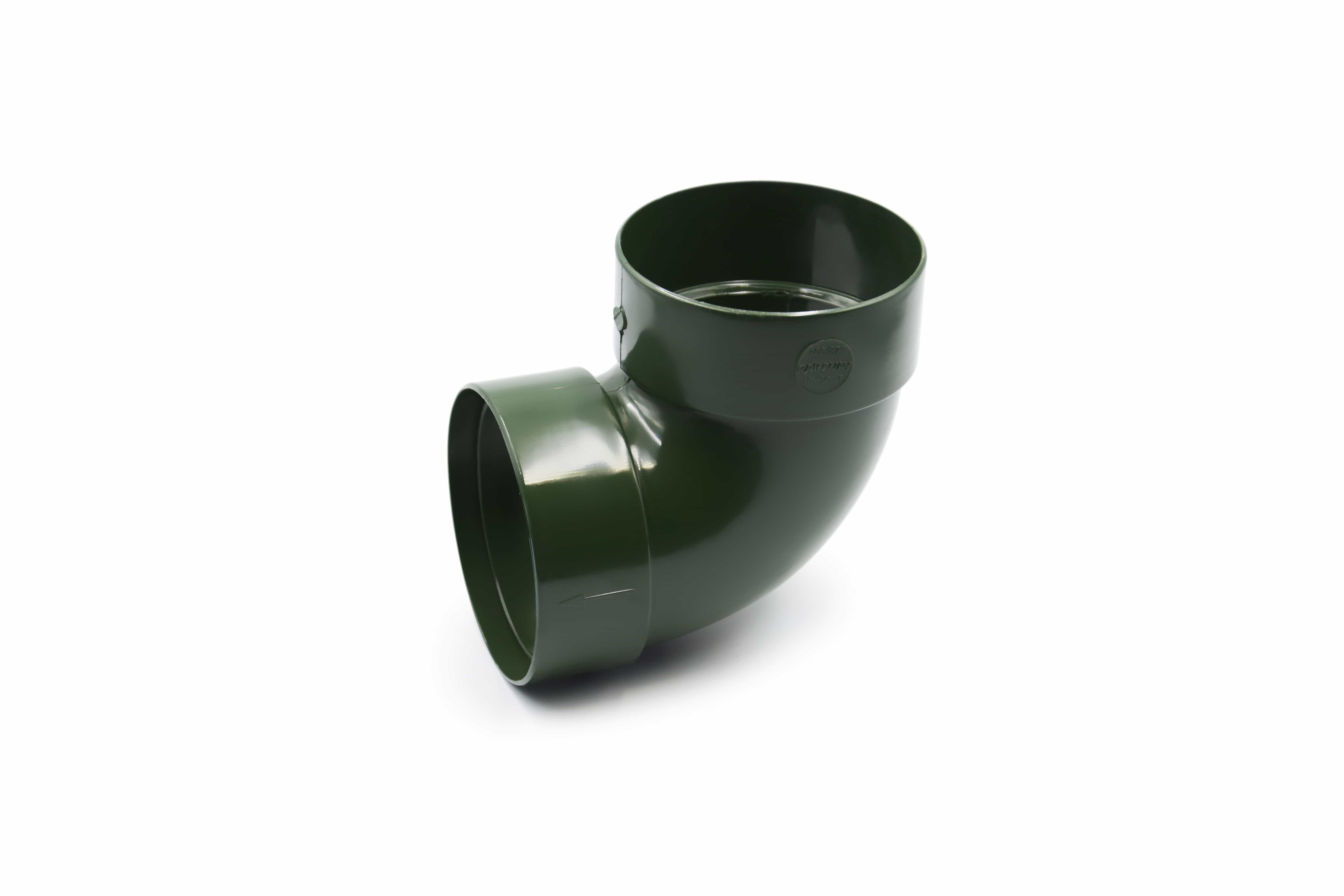 Double-coupled pipe bend 87° green 75mm RainWay — buy in the Decorshop ...